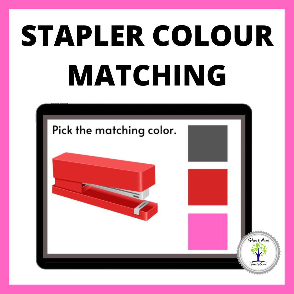 Stapler Colour Matching Game For Kids DISHA Stapler Colour Matching Game For Kids DISHA